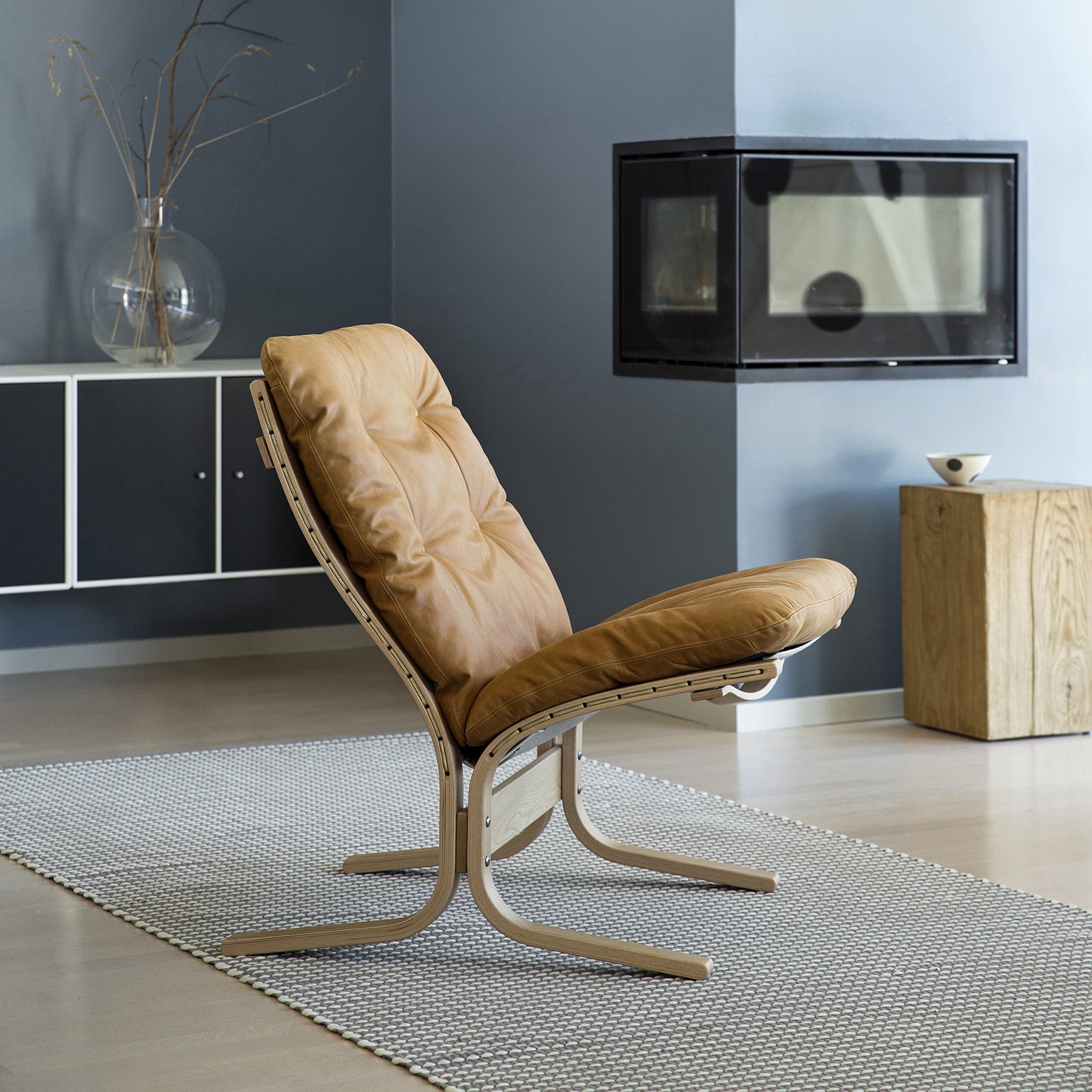 Siesta Classic - Lav stol - Vintage Cognac - SIE 302 – Pur Norsk AS